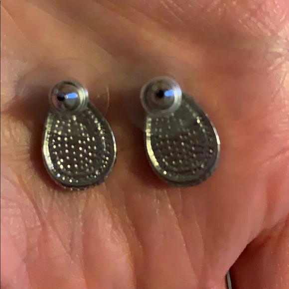 Jewelry | Tear Drop Rhinestone Earrings Never Been Worn | Poshmark